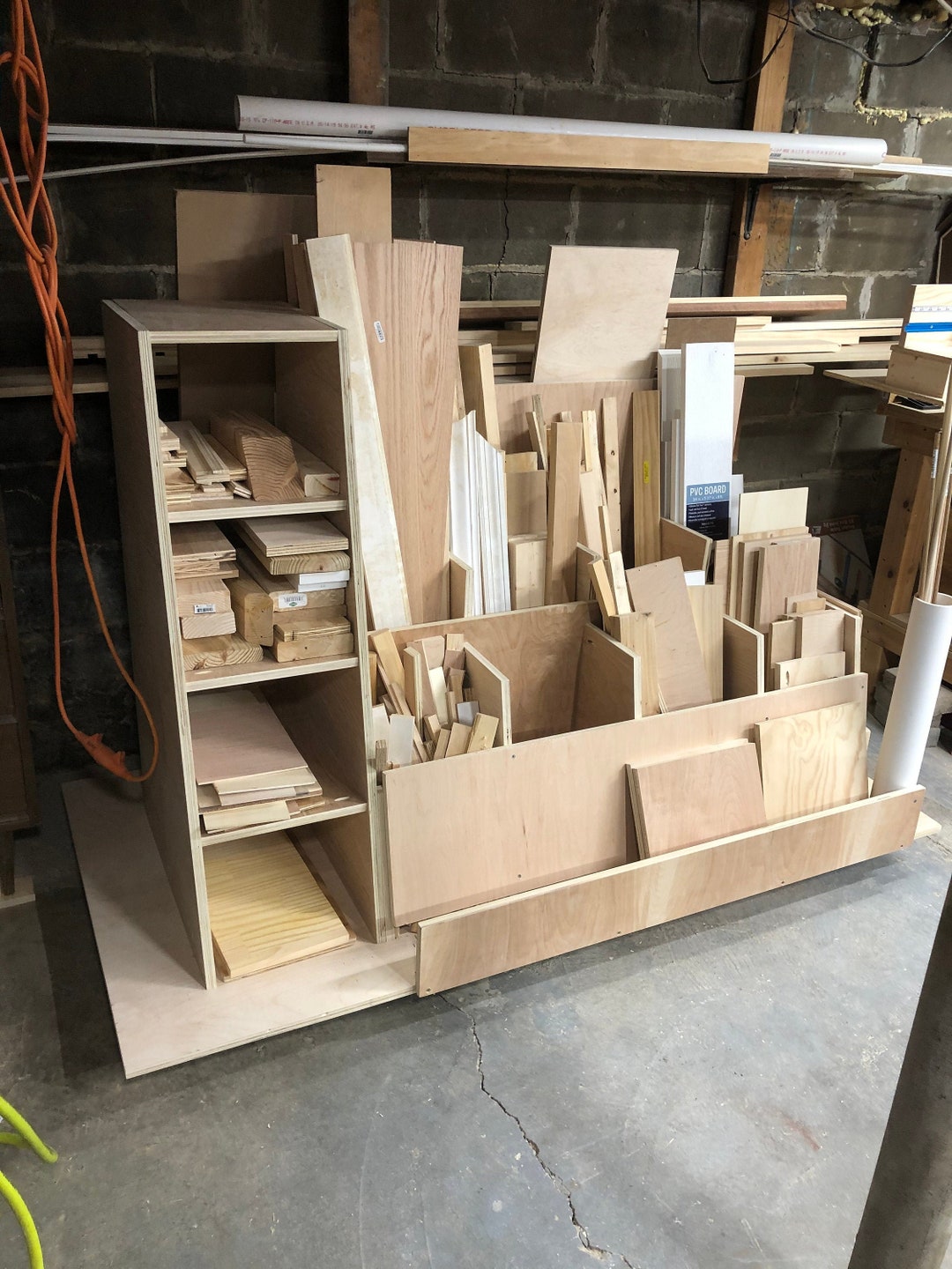 Rolling Lumber Cart Build Plans | Woodworking Plans | Woodworking ...