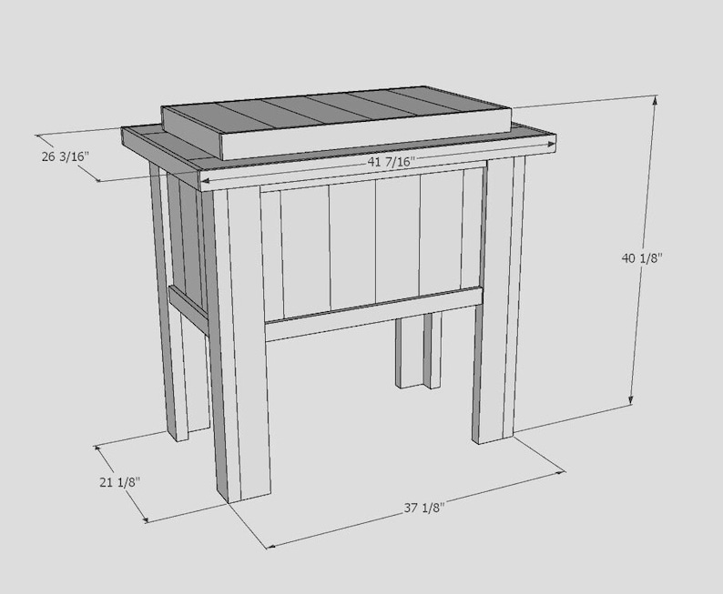 Patio Cooler Build Plans | Coleman Cooler | 70 Qt Cooler | Woodworking ...
