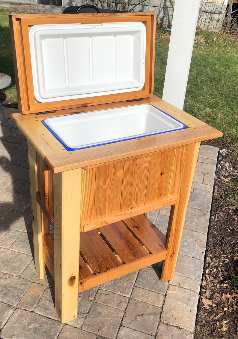 Bundle Cooler Box & Outdoor Bar Woodworking Plans - Etsy