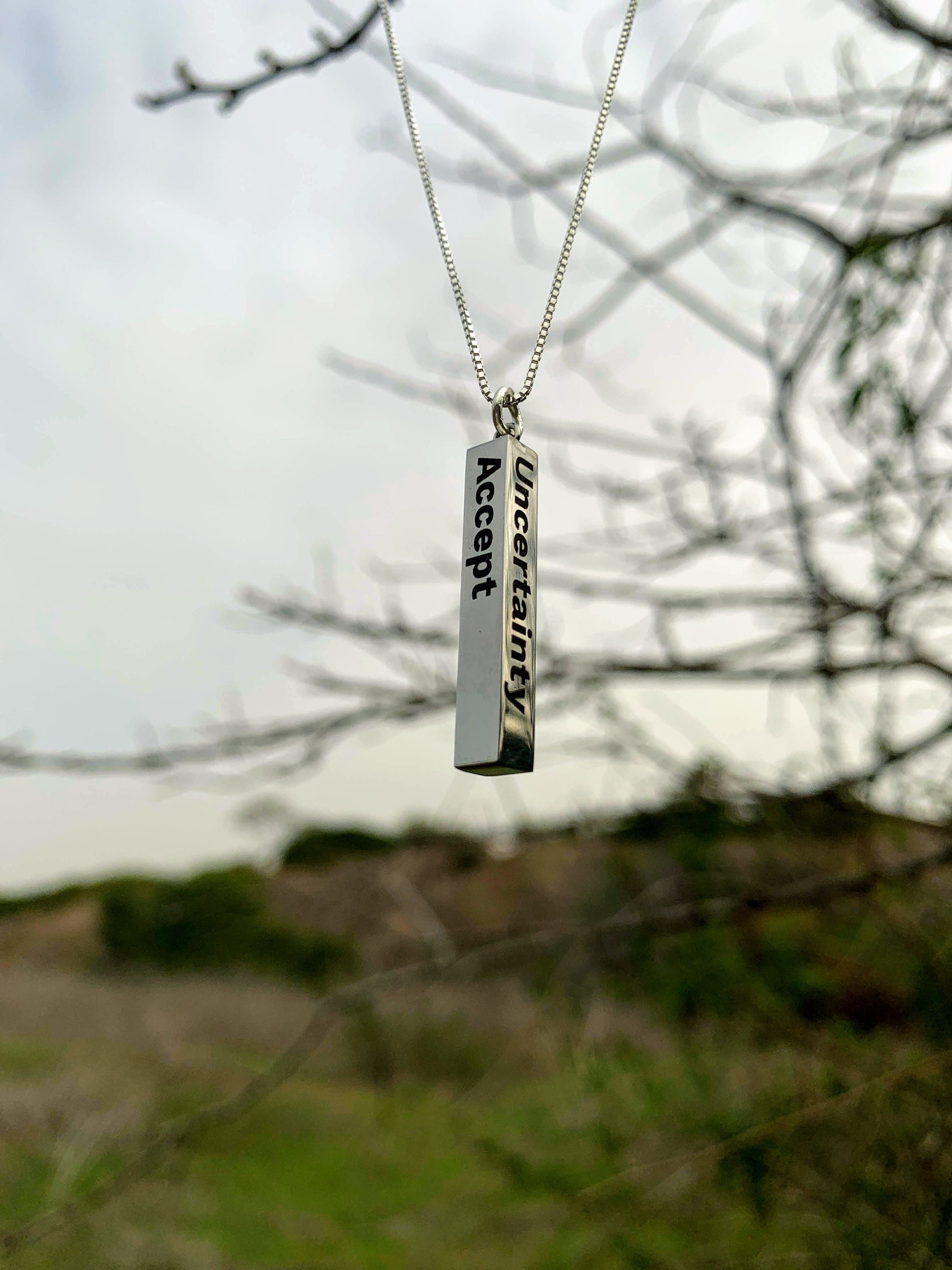 Gold Bar Awareness Guidance Jewelry Well Being Statement Quote - Etsy