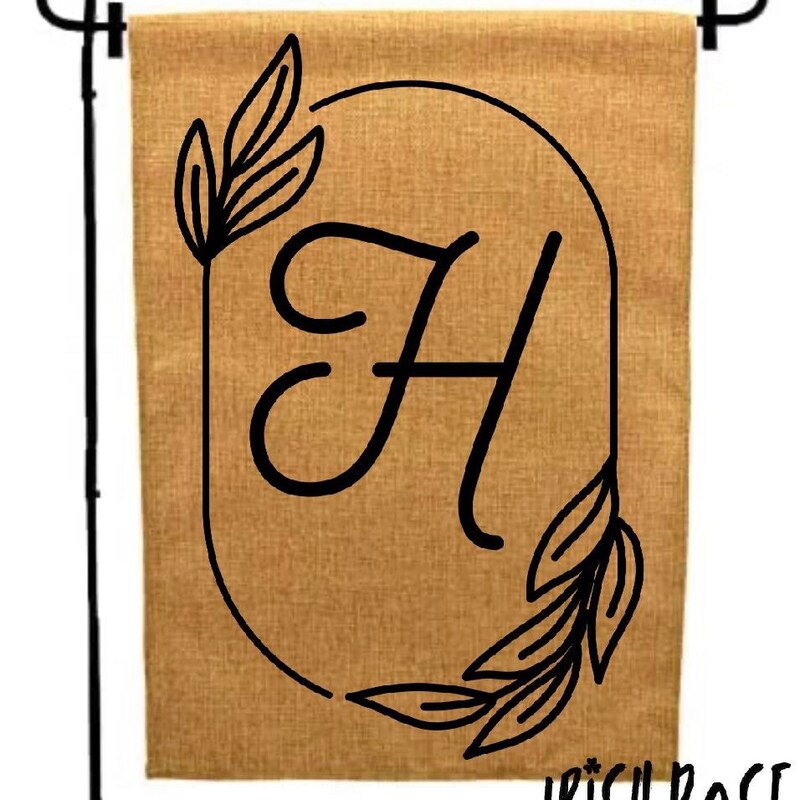Monogram Garden Flag - Etsy