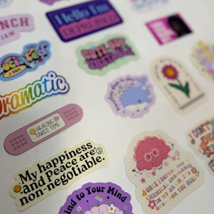 Funny Mental Health Sticker Pack - Etsy