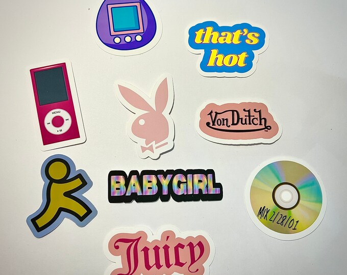 2000s Sticker Pack - Etsy