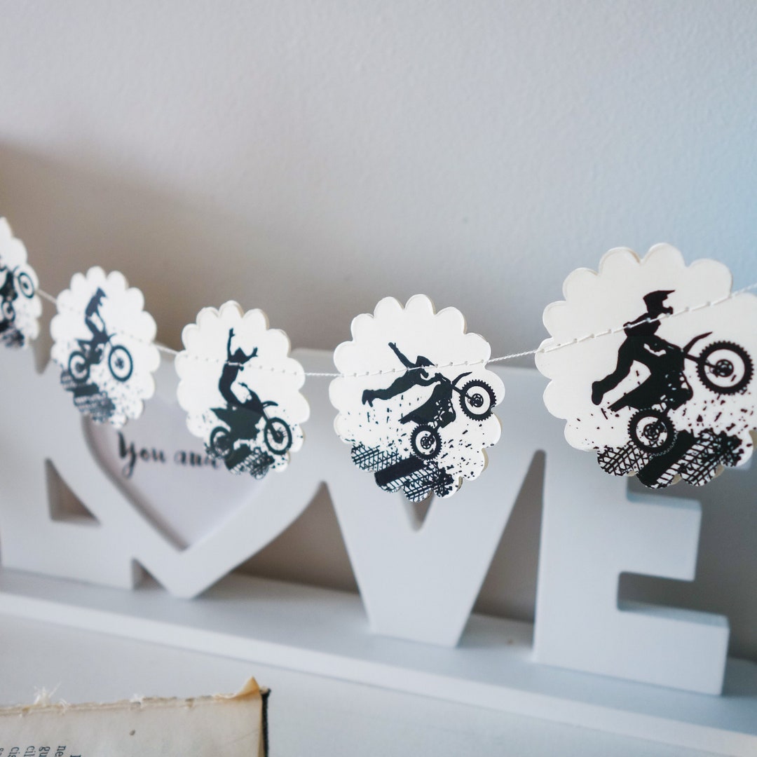 Motocross Gifts, Motocross Garland, Motocross Baby Shower Decor ...