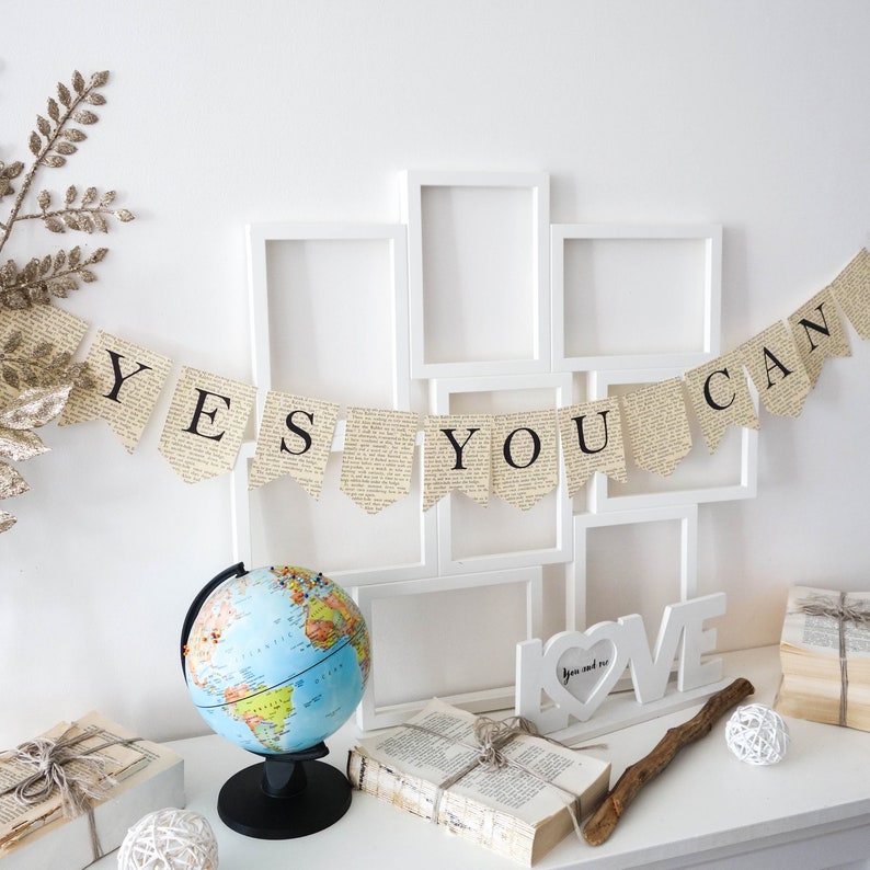 Yes you can banner classroom banner motivation banner | Etsy