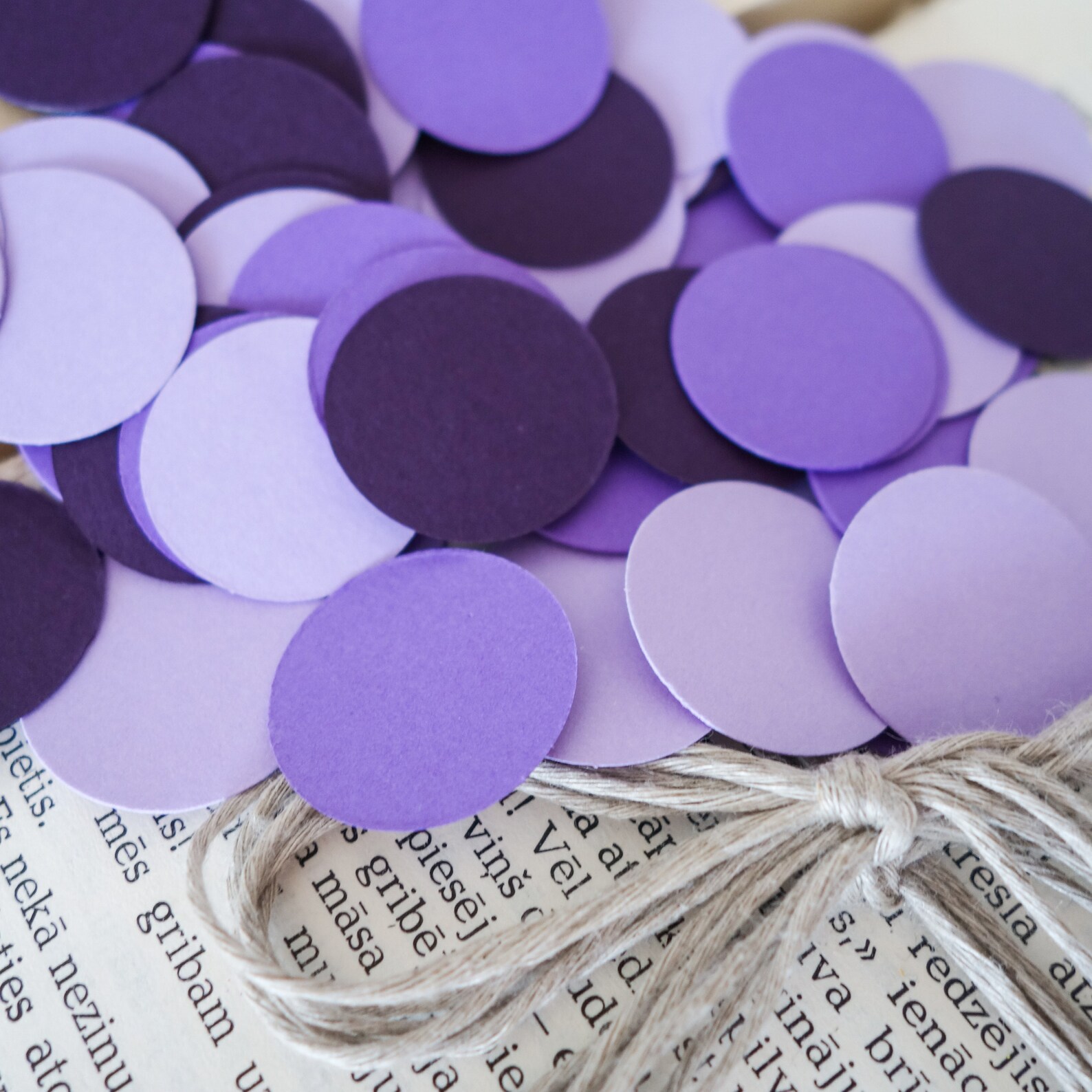 Purple Confetti, Purple Wedding Confetti, Lilac Confetti, Purple ...