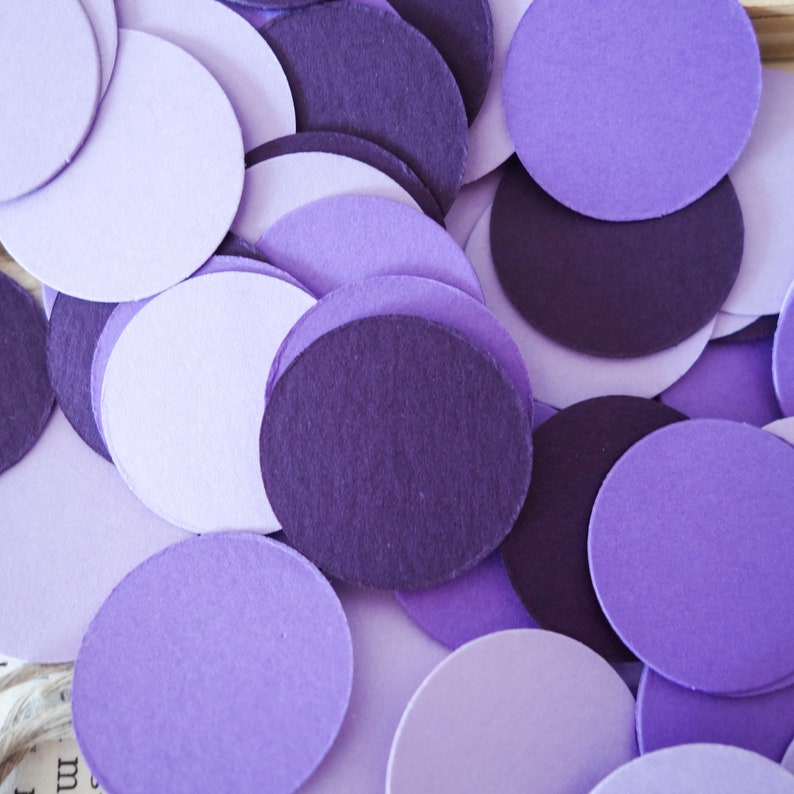 Purple Confetti, Purple Wedding Confetti, Lilac Confetti, Purple ...