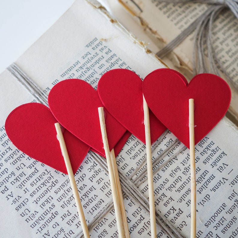 Red Heart Decorations, Wedding Aisle Decorations, Valentines Day ...