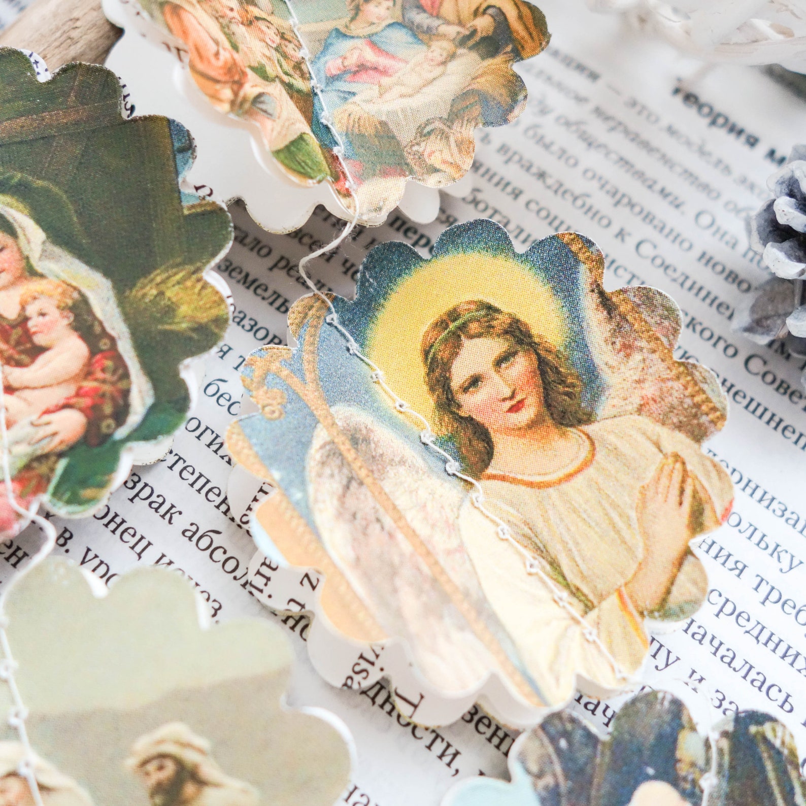 Vintage Christmas Decor Vintage Christmas Garland Christmas - Etsy