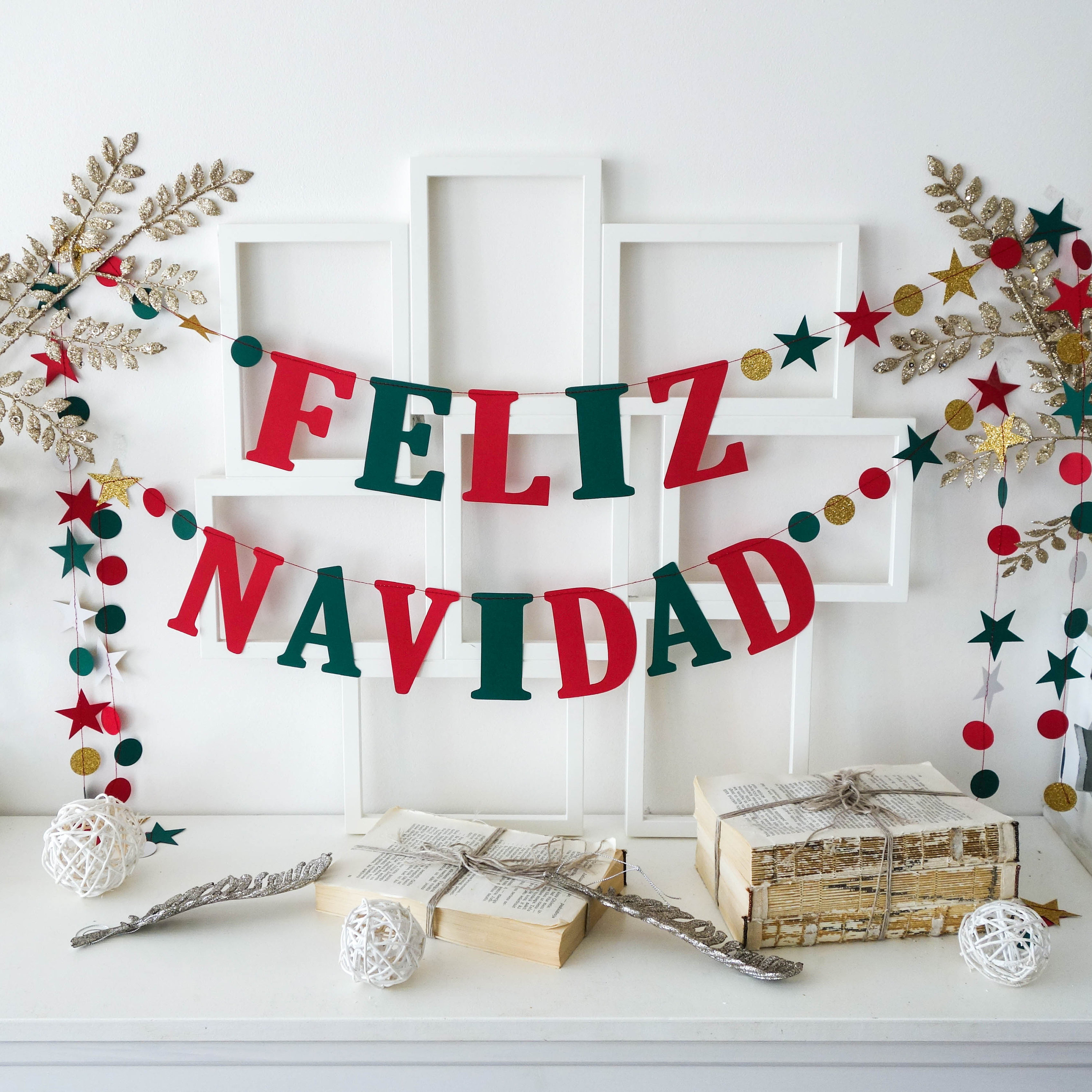 Feliz Navidad Banner Christmas Garland Feliz Navidad - Etsy Canada