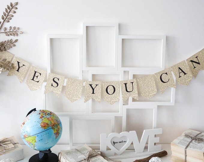 Yes You Can Banner Classroom Banner Motivation Banner - Etsy
