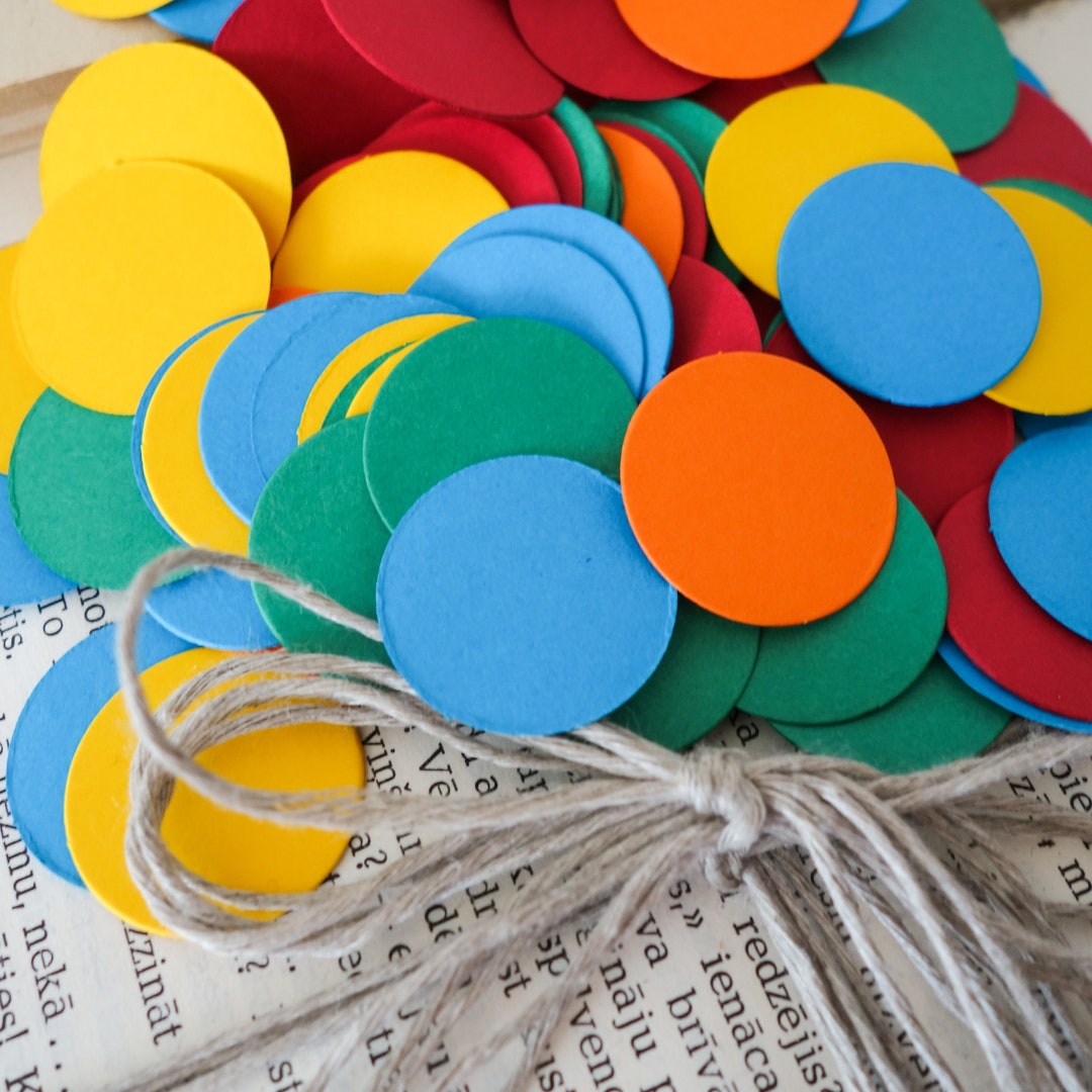 Rainbow Confetti, Multicolor Confetti, Rainbow Baby Shower Decorations ...