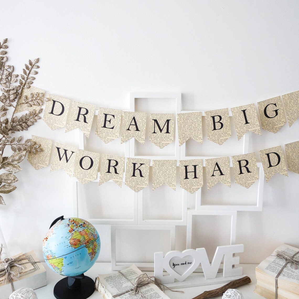 Dream Big Work Hard Banner Classroom Banner Back to School - Etsy