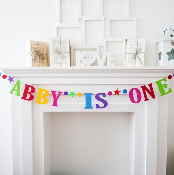 Birthday Banner Personalised Birthday Banner Kids Birthday | Etsy