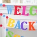 Welcome Back to School Banner, Back to School Decorations, Classroom ...