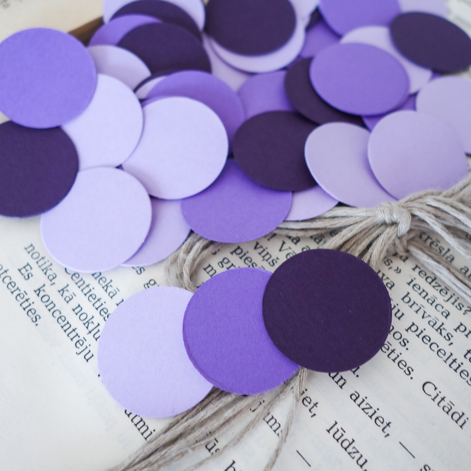 Purple Confetti, Purple Wedding Confetti, Lilac Confetti, Purple ...
