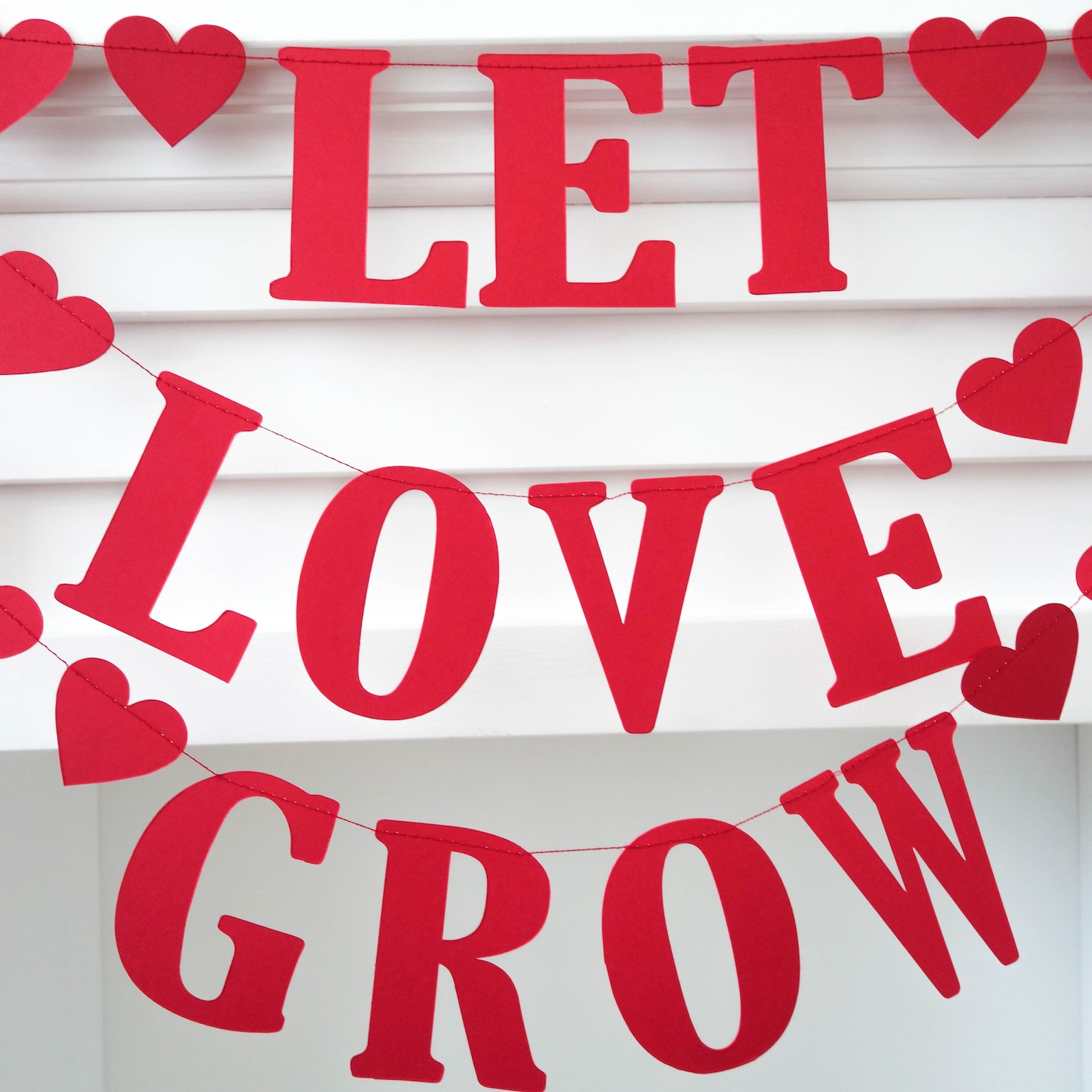 Let love grow Banner Hochzeitsbanner Liebesbanner - Etsy.de