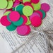 Pink Confetti Green Confetti Watermelon Party Decorations - Etsy