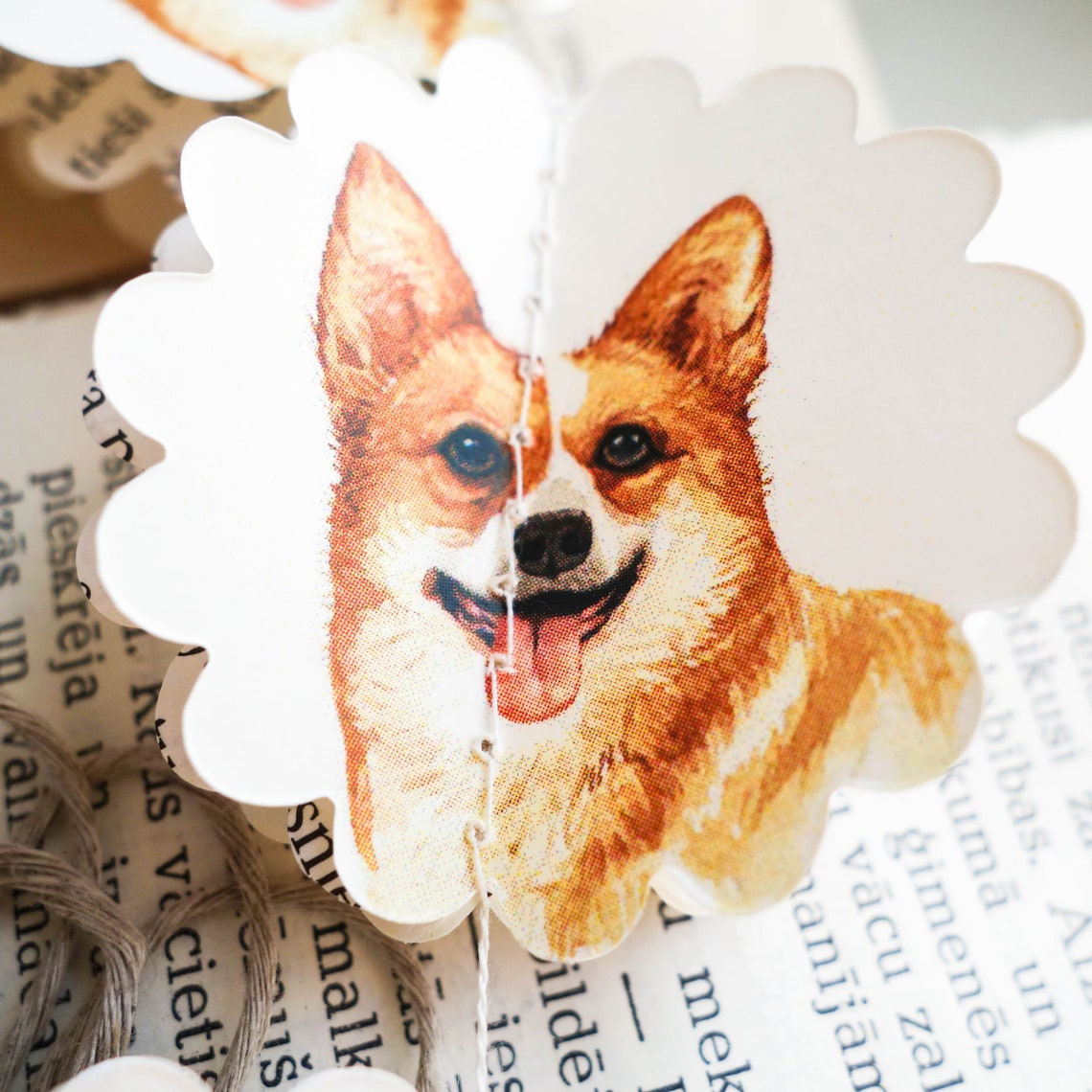 Corgi decorations corgi garland corgi gifts corgi birthday | Etsy