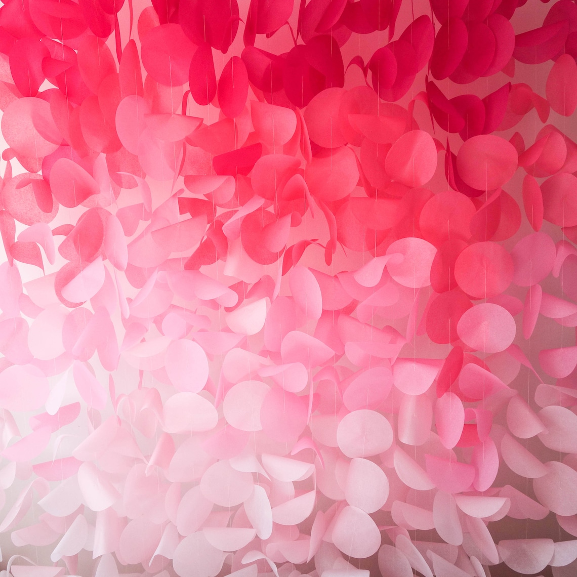 Pink Ombre Backdrop Princess Party Decorations Pink Party | Etsy