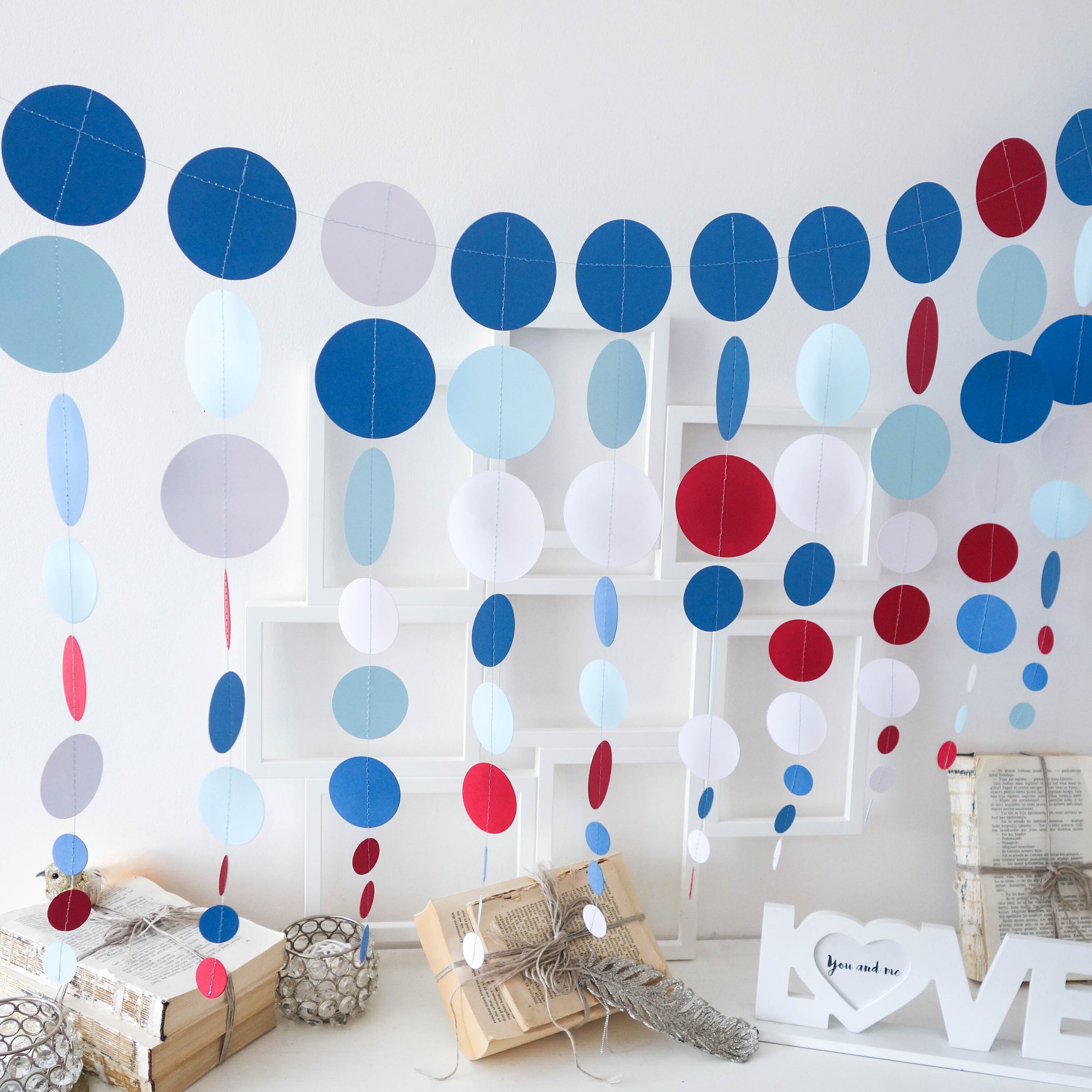 Nautical Backdrop Nautical Party Garland Sailor Party - Etsy UK