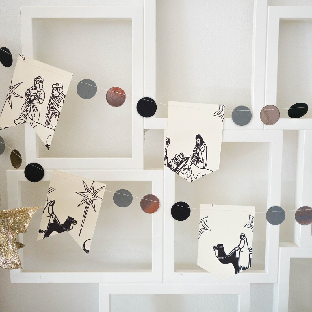 Nativity Banner, Nativity Christmas Decorations, Nativity Decorations ...