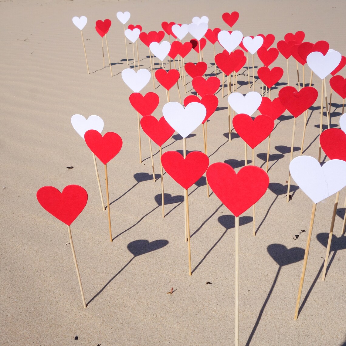 Red Heart Decorations, Wedding Aisle Decorations, Valentines Day ...