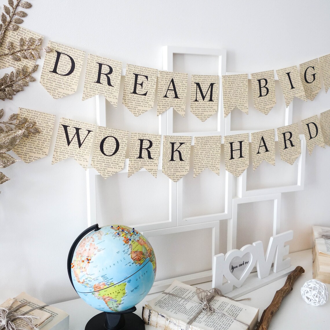 Dream Big Work Hard Banner Classroom Banner Back to School - Etsy