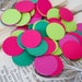 Pink Confetti Green Confetti Watermelon Party Decorations - Etsy