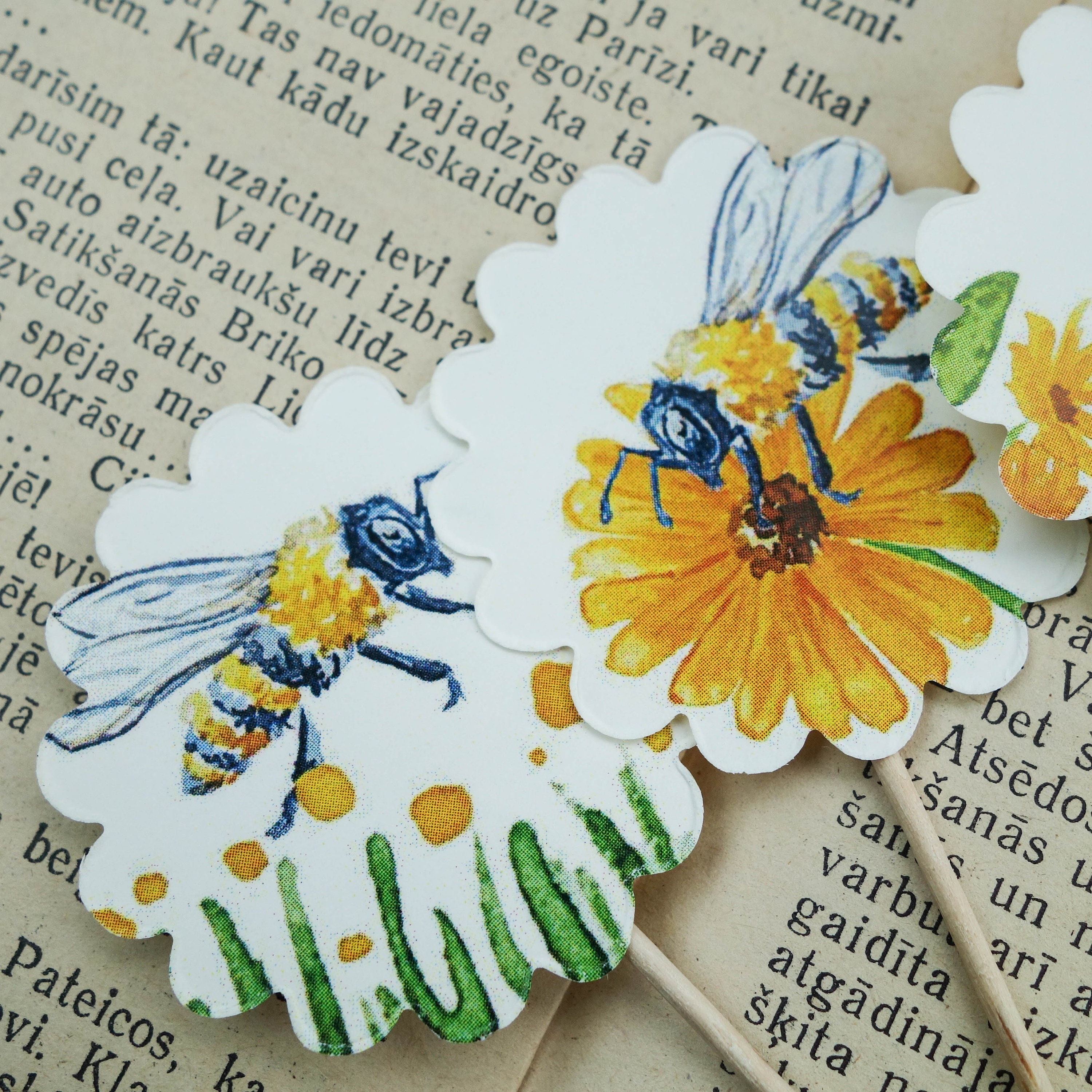 Bee Party Toppers, Bumblebee Toppers, Bumblebee Birthday Decorations ...