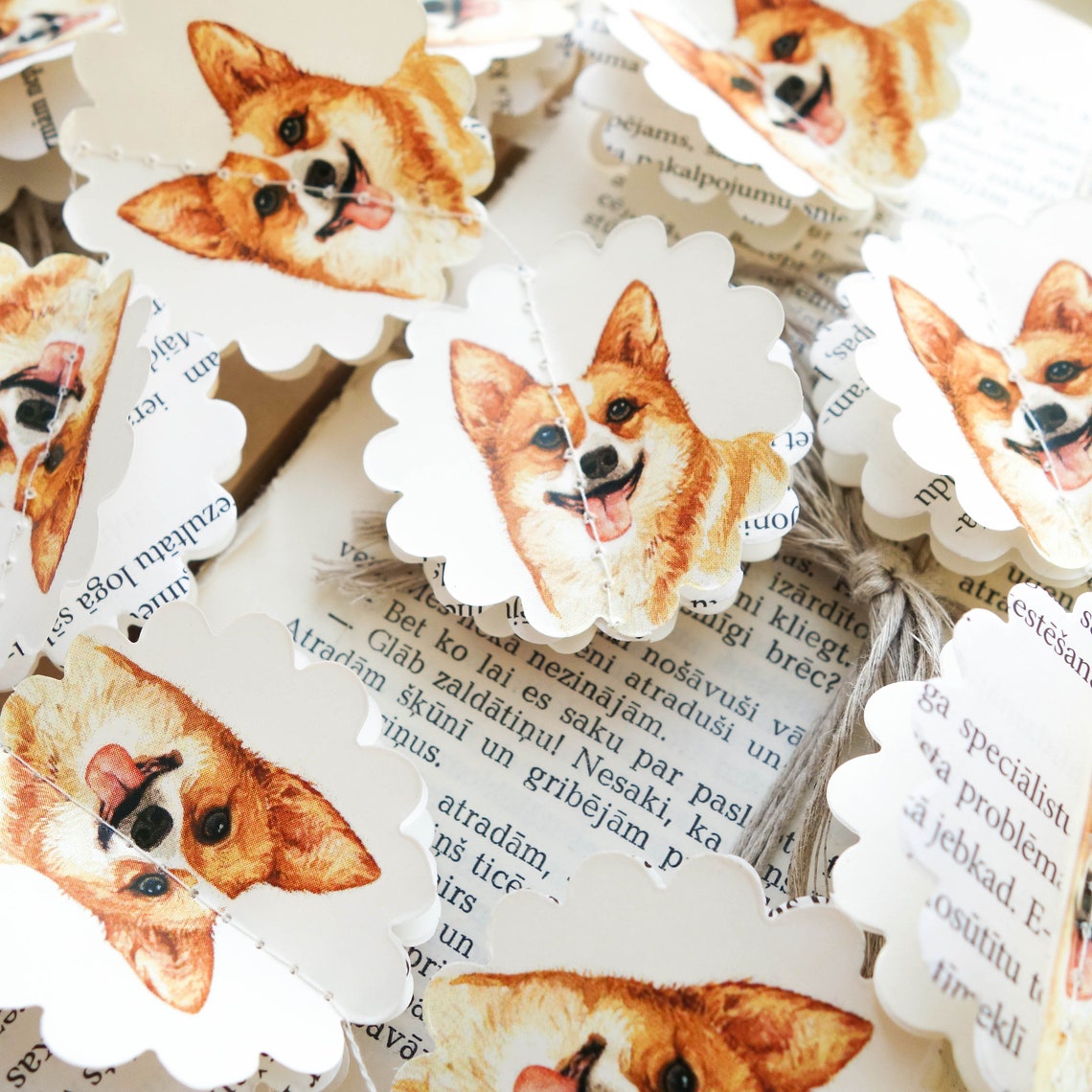 Corgi decorations corgi garland corgi gifts corgi birthday | Etsy