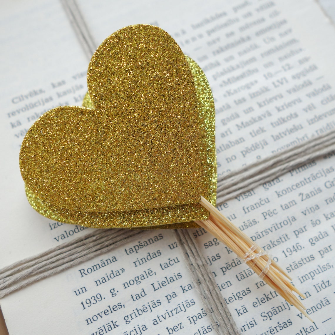 2 Inch Gold Cupcake Toppers Gold Party Decorations Glitter - Etsy