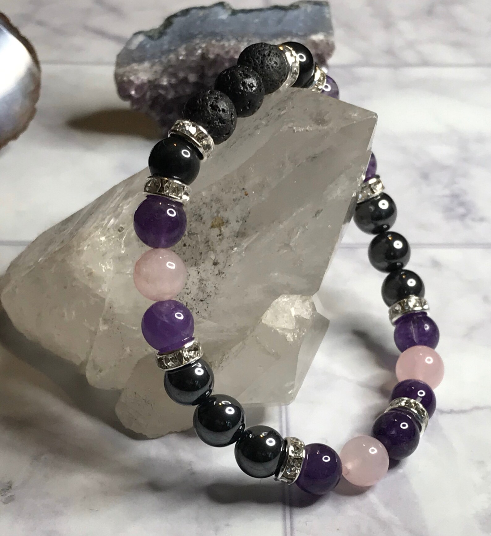 Psychic Defense Bracelet Anxiety Bracelet Aura Protection - Etsy