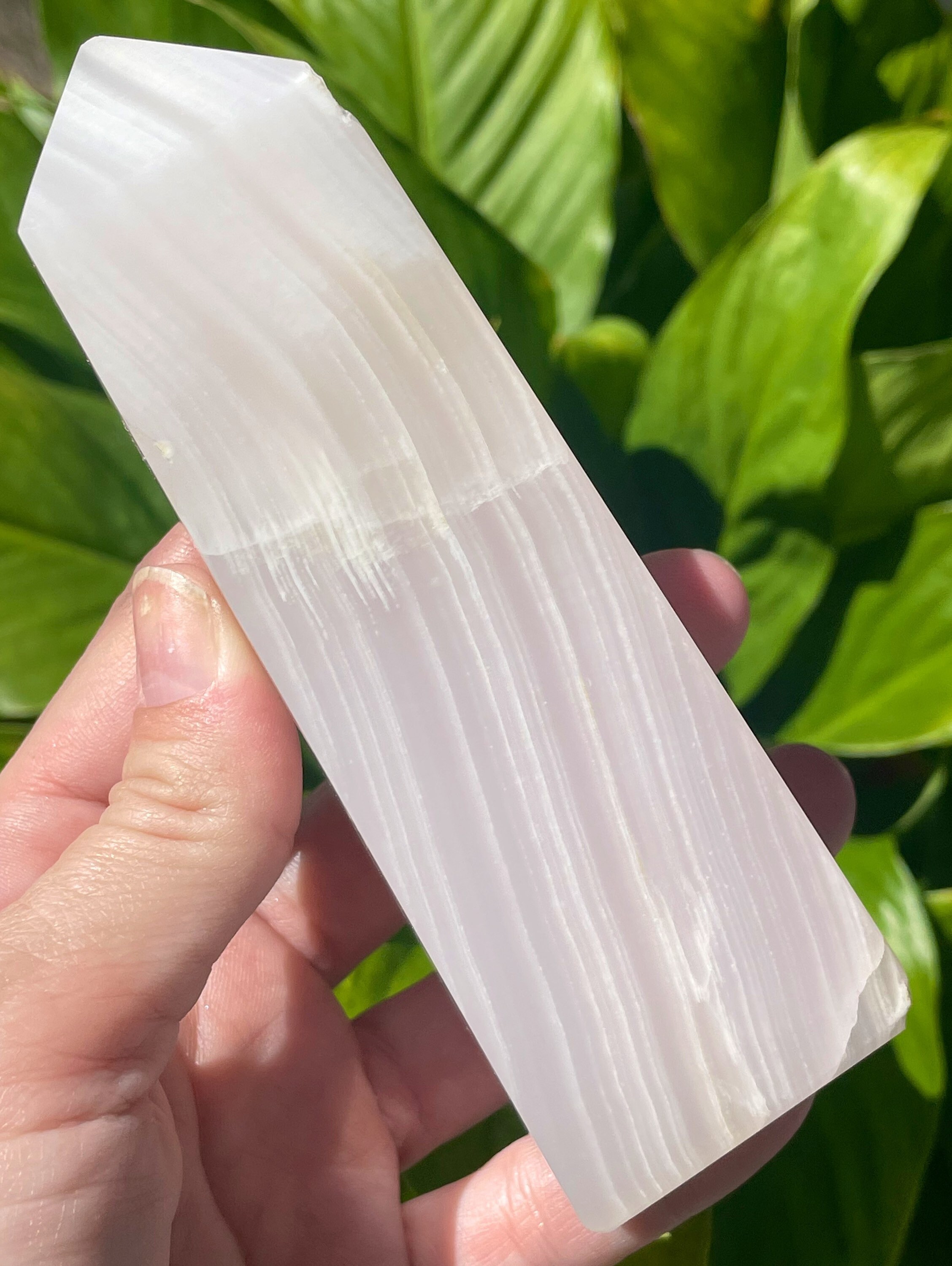 Home Décor 319 Gram Calcite Wand Natural Polish Healing Tower for ...