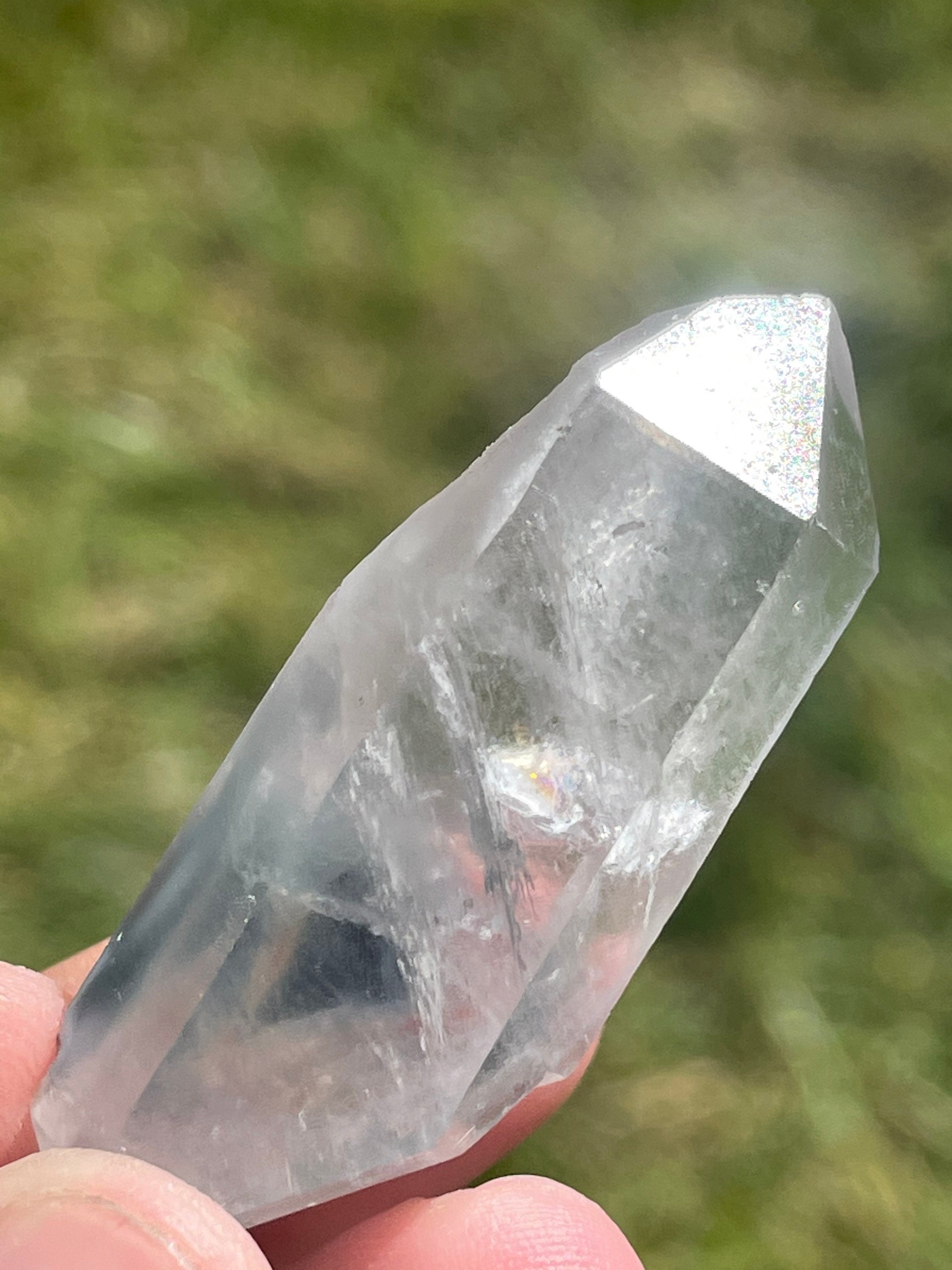 Clear Blue Quartz Crystal