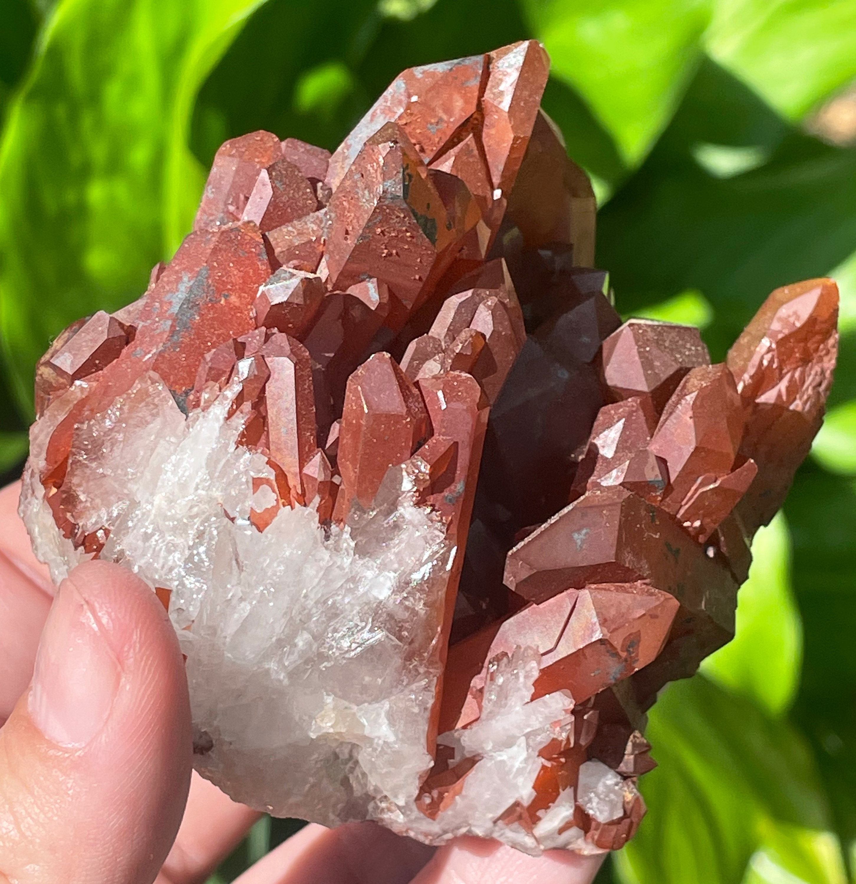 Red Quartz Crystal