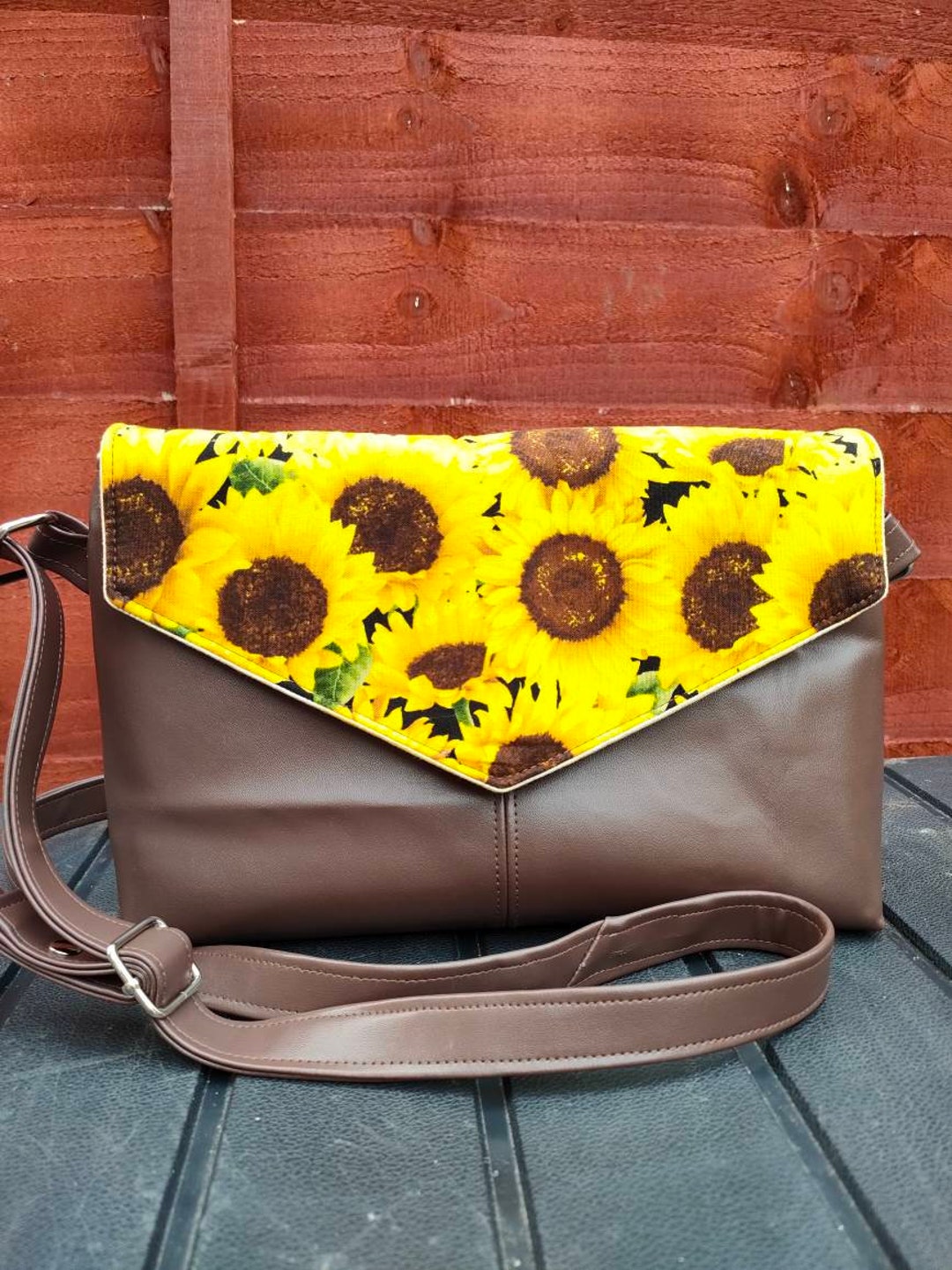 Sunflower Bag Flap Over Handbags - Etsy