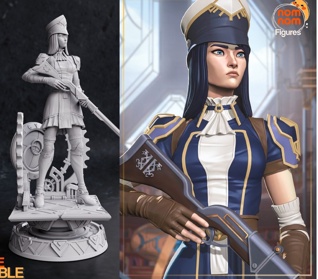 Caty Fan Art Figure 3D 12k PRINTED Resin Model Kit UNPAINTED ...