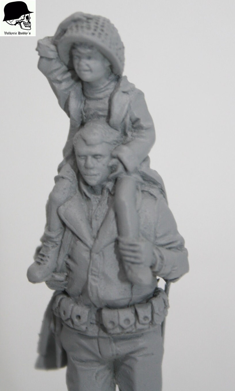 1/35 Ww2 Vignette & Figures ORIGINAL Resin Model Kit Set - Etsy