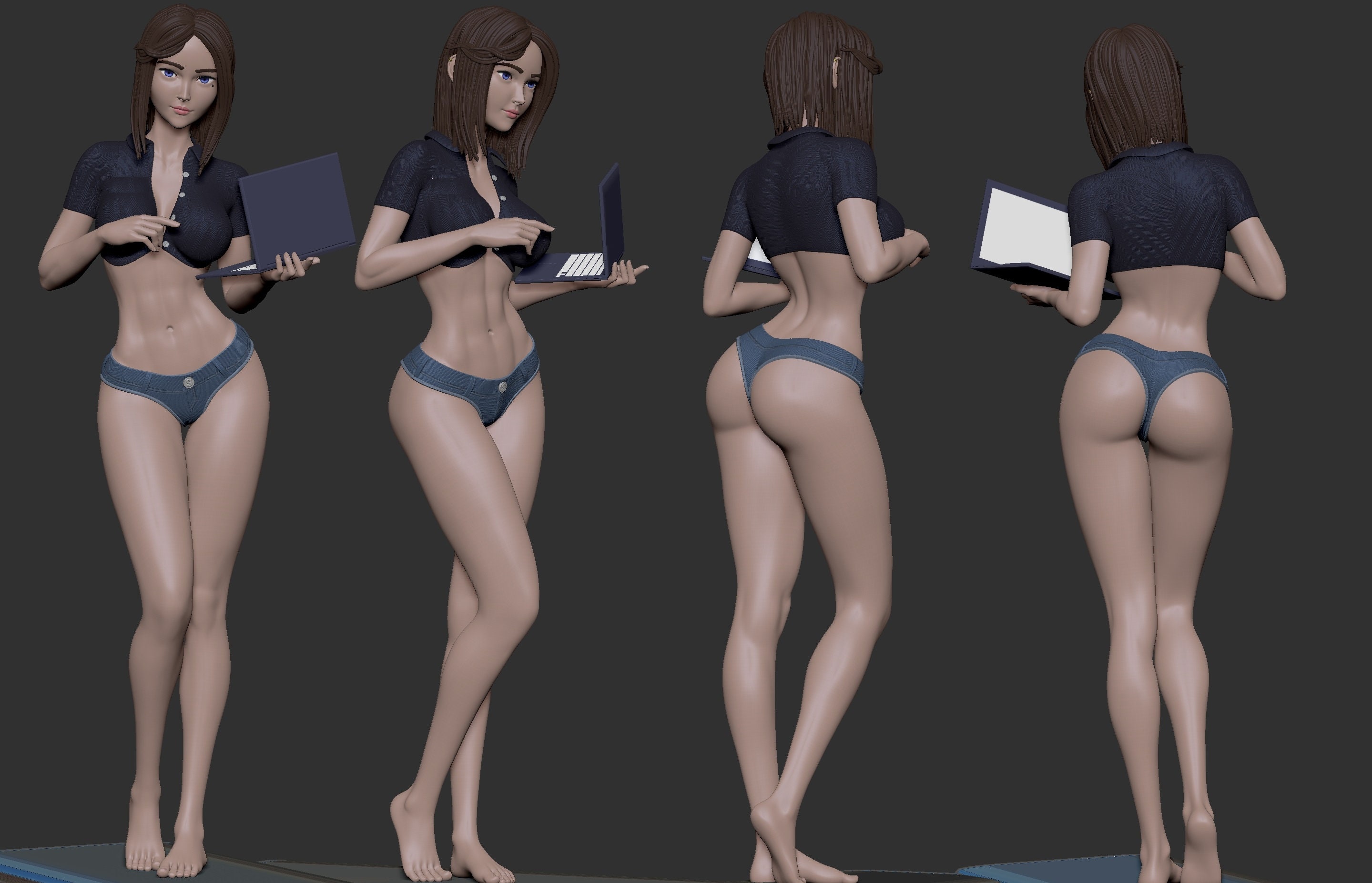 Zam Tech Fan Art Nsfw 8K 3D PRINTED Resin Model Kit UNPAINTED - Etsy Australia