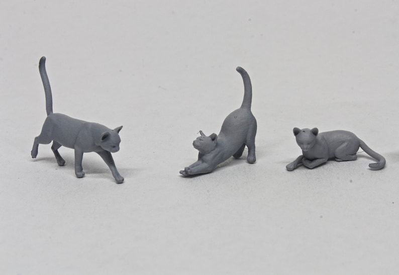 1/35 to 1/10 Resin Cats for Dioramas or Scale Models 3d - Etsy