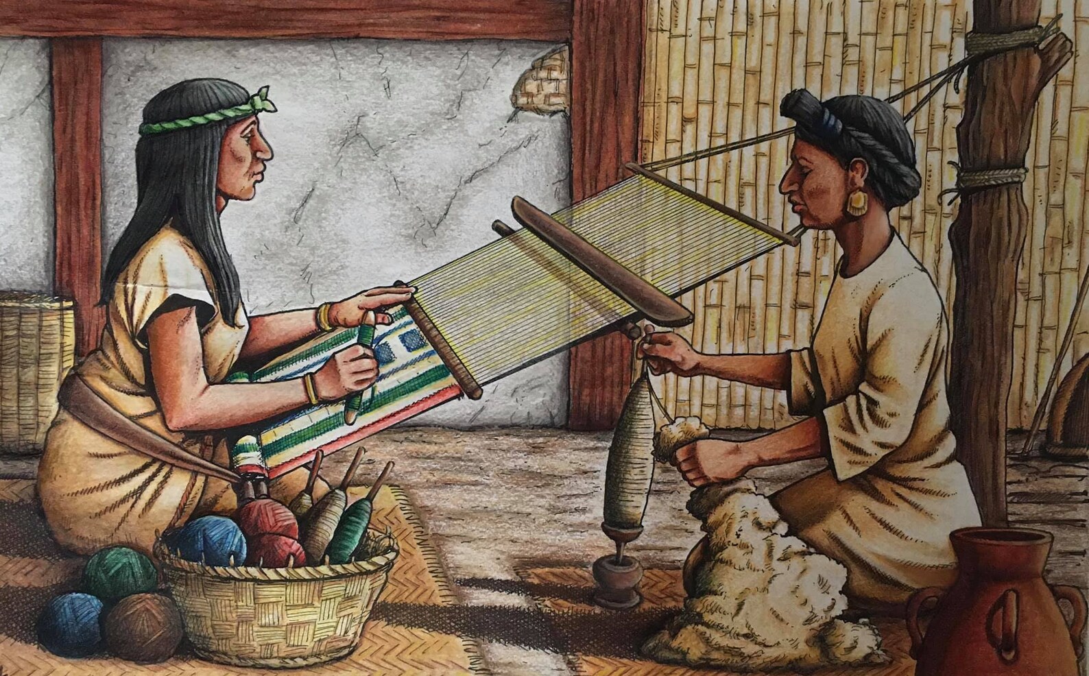 75mm Aztec Weavers ORIGINAL Resin FLAT Figures UNPAINTED - Etsy