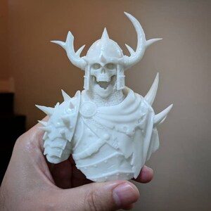 General Barax Bust Fan Art 3D 8k PRINTED Resin Model Kit UNPAINTED ...