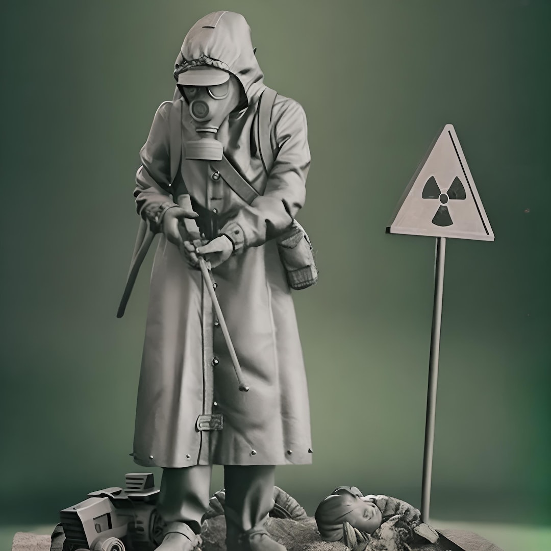 Chernobyl Liquidator Fan Art 3D 14k PRINTED Resin Model Kit UNPAINTED ...