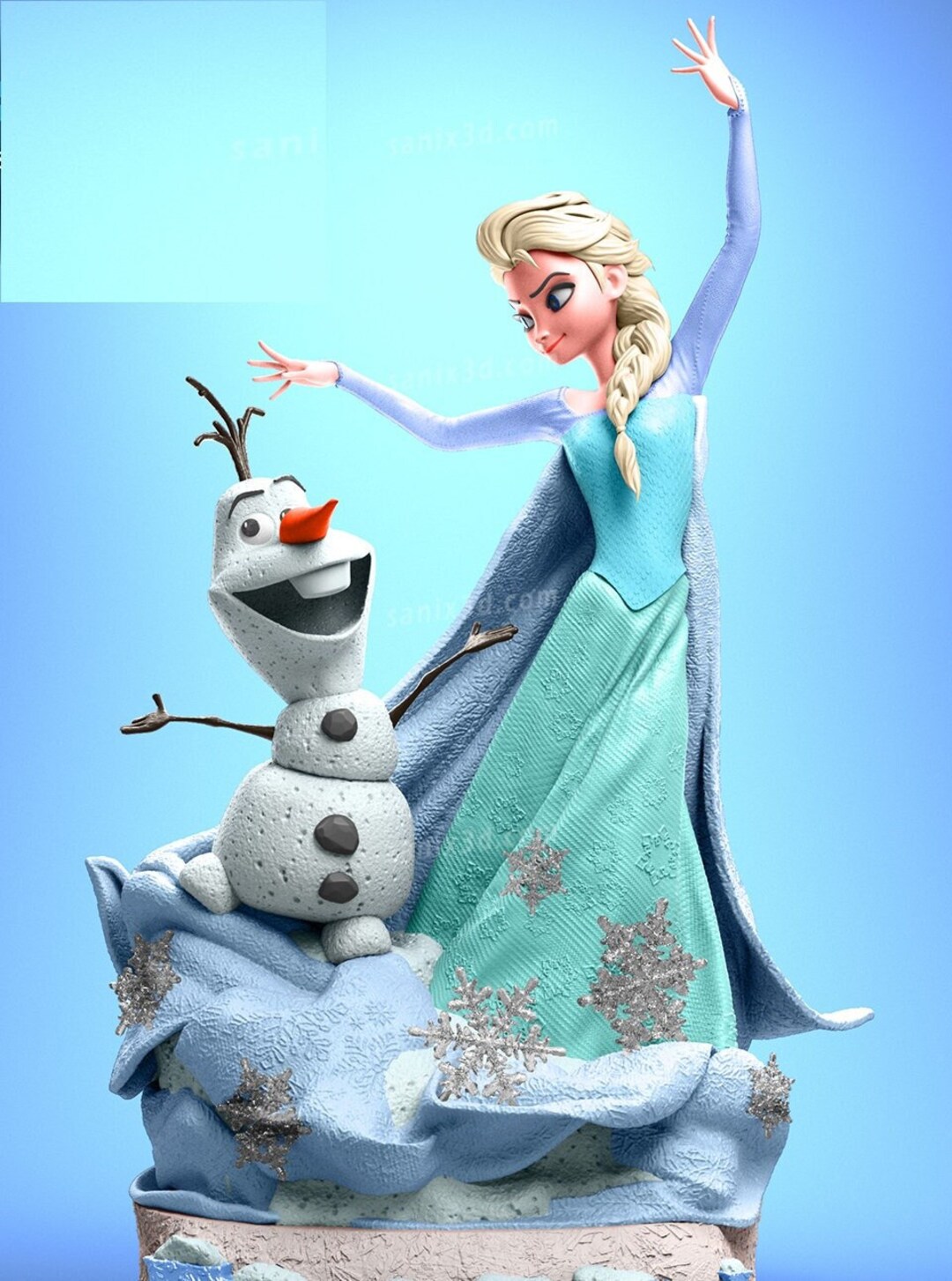 Elise Fan Art 3D 12k PRINTED Figure Resin Model Kit UNPAINTED ...