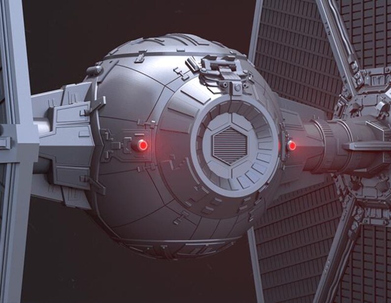 Arte de fan de Ion Fighter, kit de modelo de resina impreso en 3D de ...
