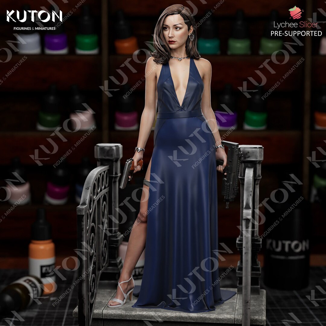 Ana Fan Art 3D 12k PRINTED Resin Model Kit UNPAINTED UNASSEMBLED Sci Fi ...