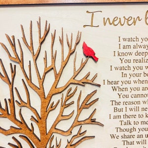 I Never Left You Memorial Wood Plaque - Etsy