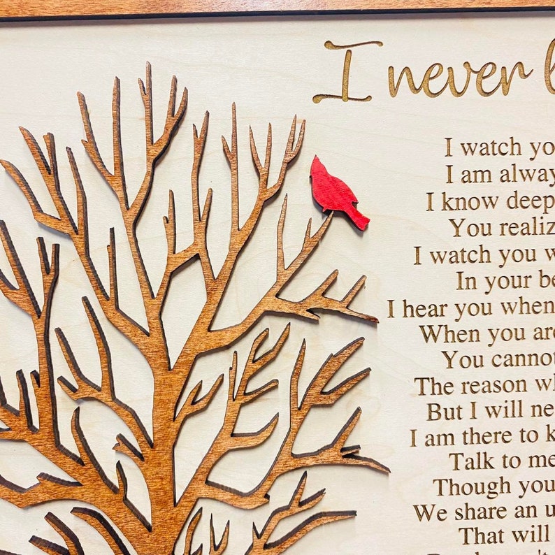 I Never Left You Memorial Wood Plaque - Etsy
