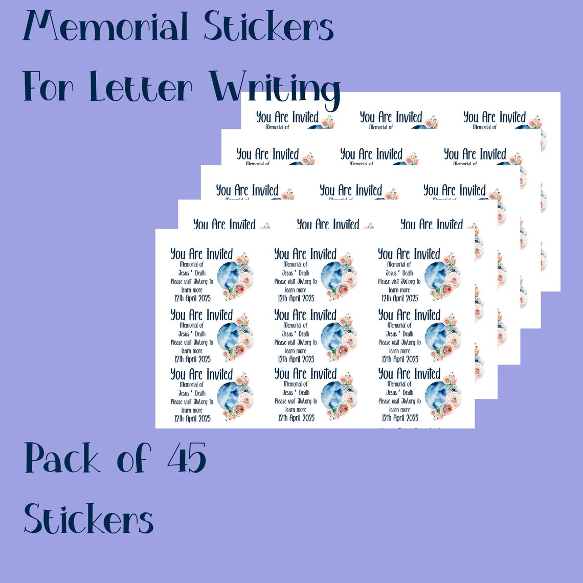 JW Stickers Jw.org Memorial 2026 - Etsy